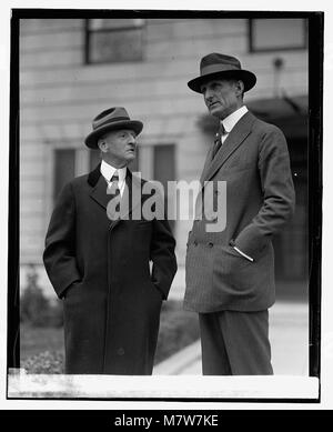 A portrait of Carter Glass and William G. McAdoo, two prominent ...