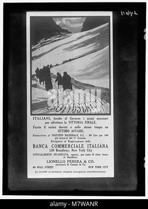 A collection of Italian war posters from the World War I era ...
