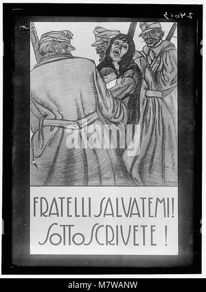 A collection of Italian war posters from World War I, showcasing the ...