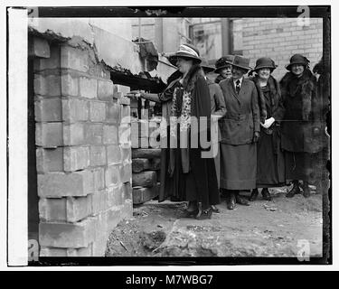 In this historical image, Mrs. Coolidge, wife of President Calvin ...