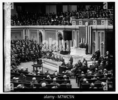 A photograph of President Calvin Coolidge delivering his first address ...