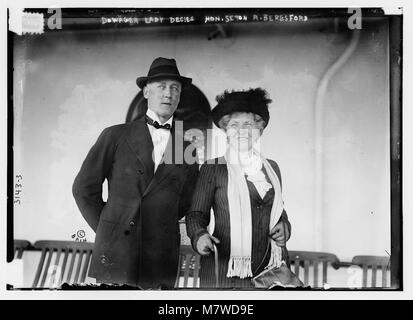 Dowager Lady Decies and Hon. Seton R. Beresford Stock Photo - Alamy