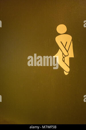 Quebec, Canada. Restroom Sign for Women Stock Photo - Alamy