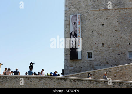 Picasso Museum in the Château Grimaldi, Antibes, Provence-Alpes-Côte d ...