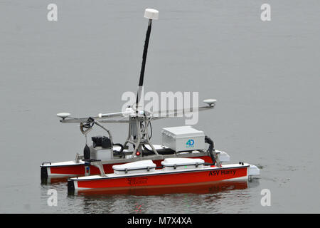 4DOcean's SeaRobotics USV 'ASV Harry' seen operating in the KGV Dock ...