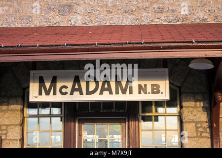 Train lovers' beloved McAdam Train station, McAdam, New Brunswick ...