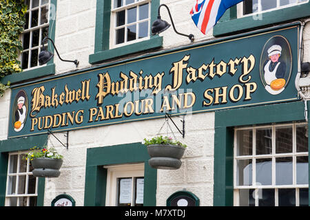 Bakewell pudding parlour shop store in Bakewell,Derbyshire,England ...