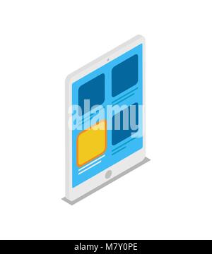 tablet device isolated icon vector illustration design Stock Vector ...