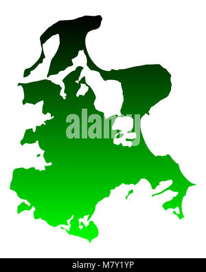 Map of Ruegen Stock Photo - Alamy