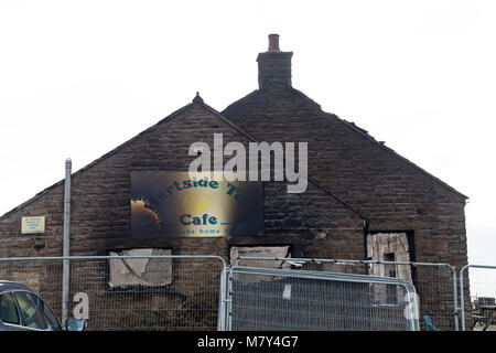 The Famous Hartside Cafe Near Alston After it was Destroyed by Fire in ...