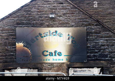 The Famous Hartside Cafe Near Alston After it was Destroyed by Fire in ...