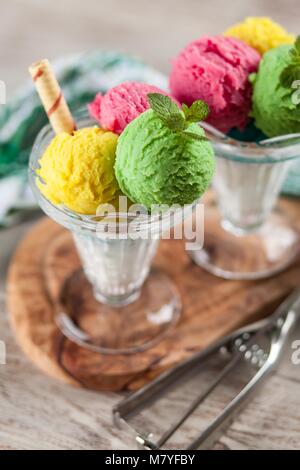 Ice cream vase Stock Photo - Alamy
