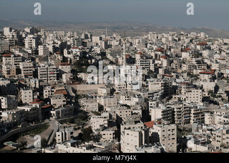 Israel Jerusalem The Palestinian neighborhood Issawiya north of Mount ...