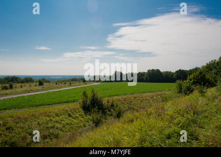 Archeological site of ancient Scythian city Gelon, near contemporary ...