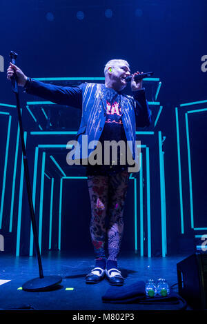 Dublin, Ireland. 13th Mar, 2018. Andy Bell from Erasure seen performing ...