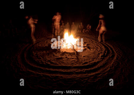 Naro bushman (San) dance, Central Kalahari, Botswana Stock Photo - Alamy