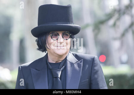 Rome, Italy. 14th Mar, 2018. Photocall with the Italian singer Renato ...