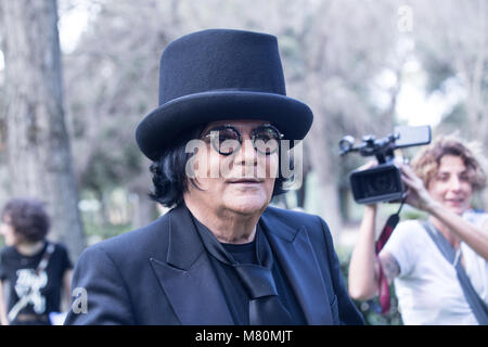 Rome, Italy. 14th Mar, 2018. Photocall with the Italian singer Renato ...
