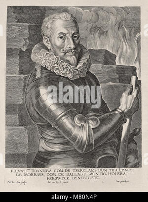 Portrait of Johann Tserclaes, Count of Tilly field marshal, chief ...