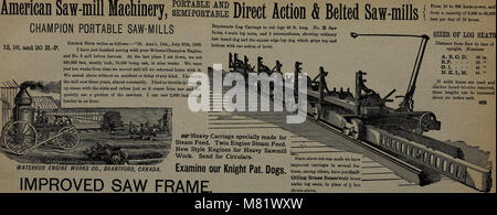 'Canadian Forest Industries' (1885) provides a comprehensive overview ...