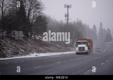 Heavy equipment moves snow on Parliament Hill in Ottawa, Thursday, Jan ...
