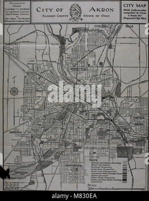 City plan for Akron, prepared for Chamber of commerce . side back cofer ...