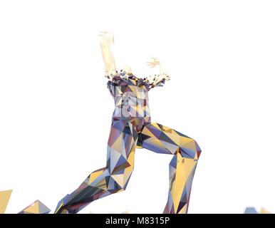 Human self-breakthrough, technological progress, breaking barriers ...