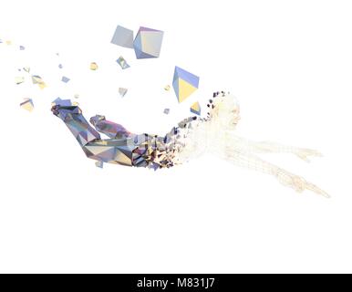 Human self-breakthrough, technological progress, breaking barriers ...