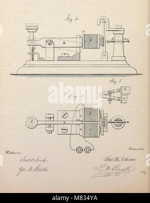 A compilation of patents granted to Thomas Edison from 1869 to 1884 ...