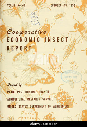 The 1956 Cooperative Economic Insect Report provides a detailed ...