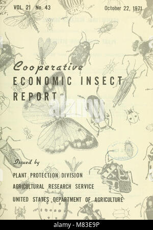 The 1971 'Cooperative Economic Insect Report' focuses on insect species ...