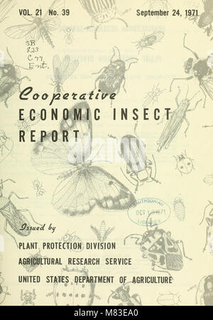 The *Cooperative Economic Insect Report* (1971) provides research on ...