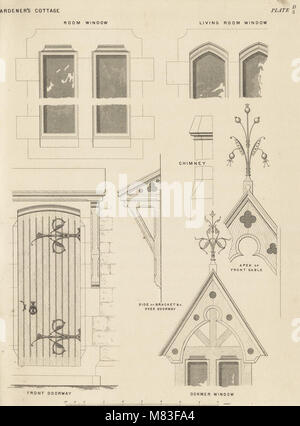 This 1870 publication explores architectural styles for cottages ...