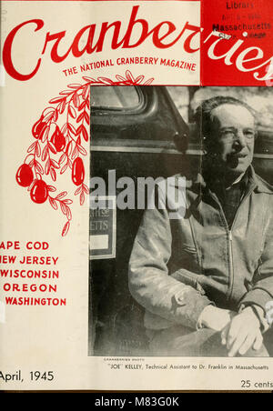 'Cranberries; The National Cranberry Magazine' (1943) focuses on the ...
