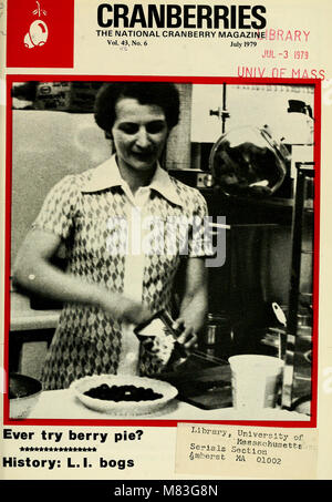 *Cranberries; The National Cranberry Magazine* (1978) discusses the ...