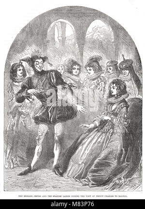 Medieval Court Ladies Stock Photo - Alamy