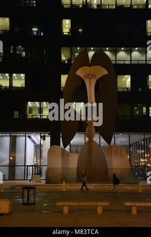 PICASSO SCULPTURE (©PABLO PICASSO 1967) DALEY PLAZA CHICAGO ILLINOIS ...