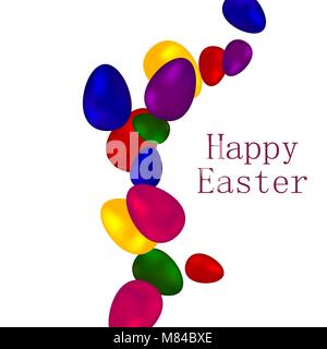 Easter eggs colorful set clipart. Colorful 3d Easter egg clip art ...