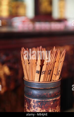 Chinese fortune sticks Stock Photo - Alamy