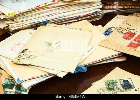 Archival letters, USSR 1941- 1980 Stock Photo - Alamy