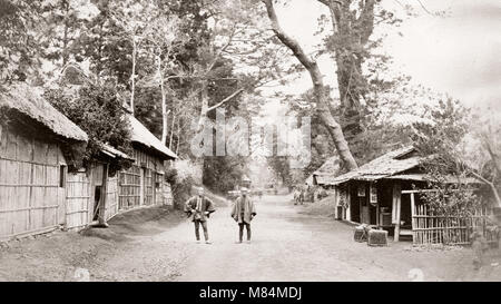 c. 1860s Japan - On the Tokaido road between Kyoto and Edo / Tokyo ...