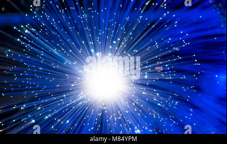 glow fiber optics, fiber threads for ultra fast internet communications ...