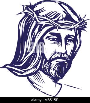 crucifixion jesus christ on the cross Stock Vector Image & Art - Alamy