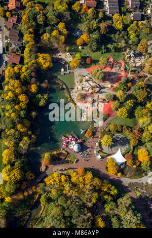 An aerial view of the Coal Mine Park, which was an abandoned coal mine ...