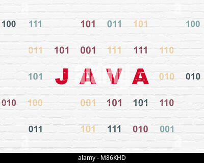 Database concept: Java on grunge wall background Stock Photo - Alamy