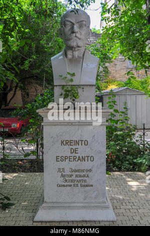 Statue of L. L. Zamenhof, the creator of Esperanto Stock Photo - Alamy