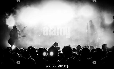 Concert event in shadows Stock Photo - Alamy