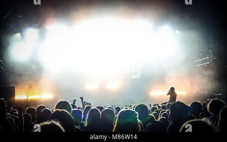 Concert event in shadows Stock Photo - Alamy
