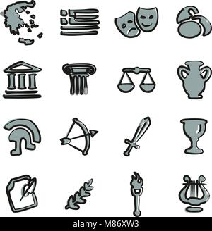 torch ancient greece color icon vector illustration Stock Vector Image ...