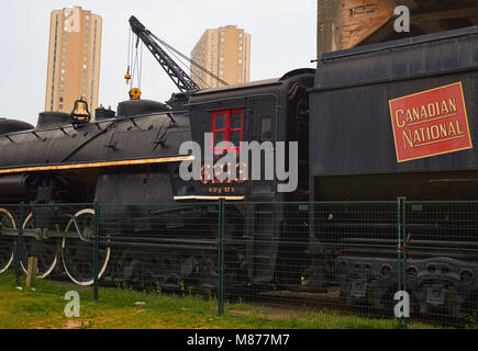 Canadian National steam engine, Toronto Railway Museum, John Street ...